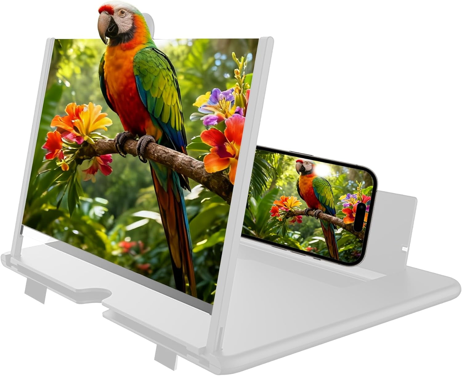 Upgraded HD Mobile Phone Screen Magnifier, Foldable Video Amplifier ...