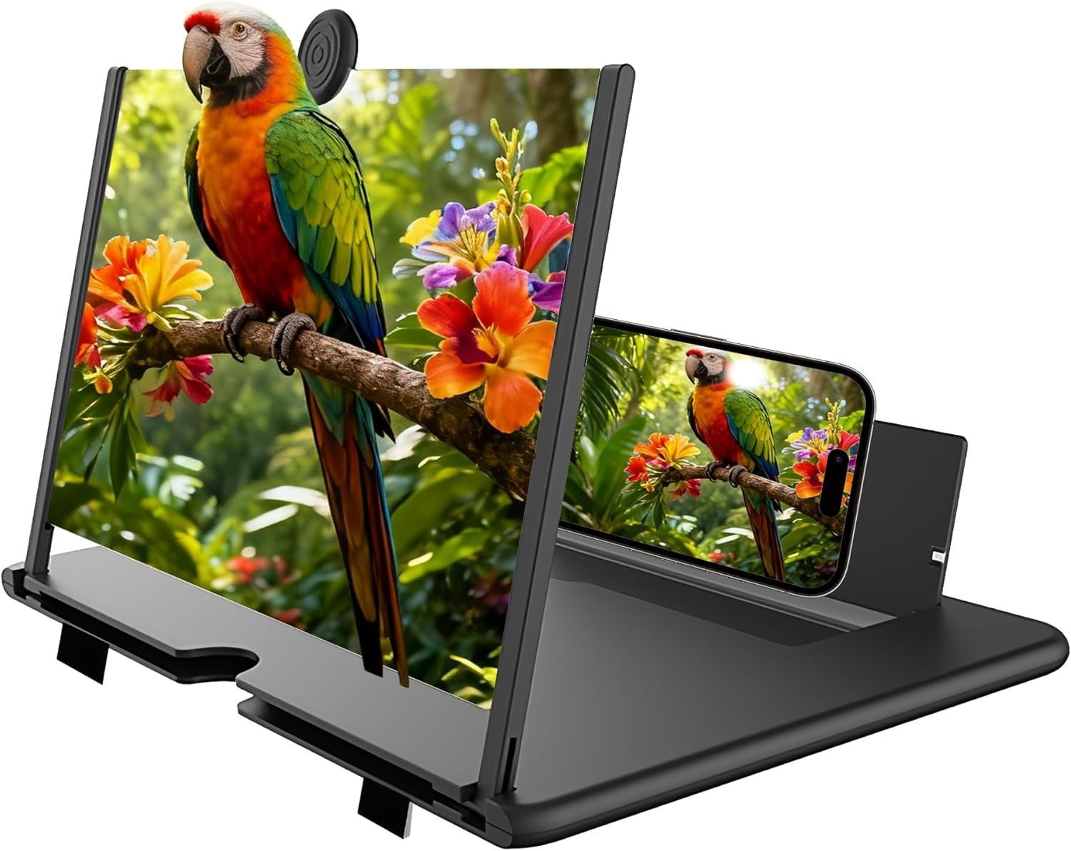 Upgraded HD Mobile Phone Screen Magnifier, Foldable Video Amplifier ...