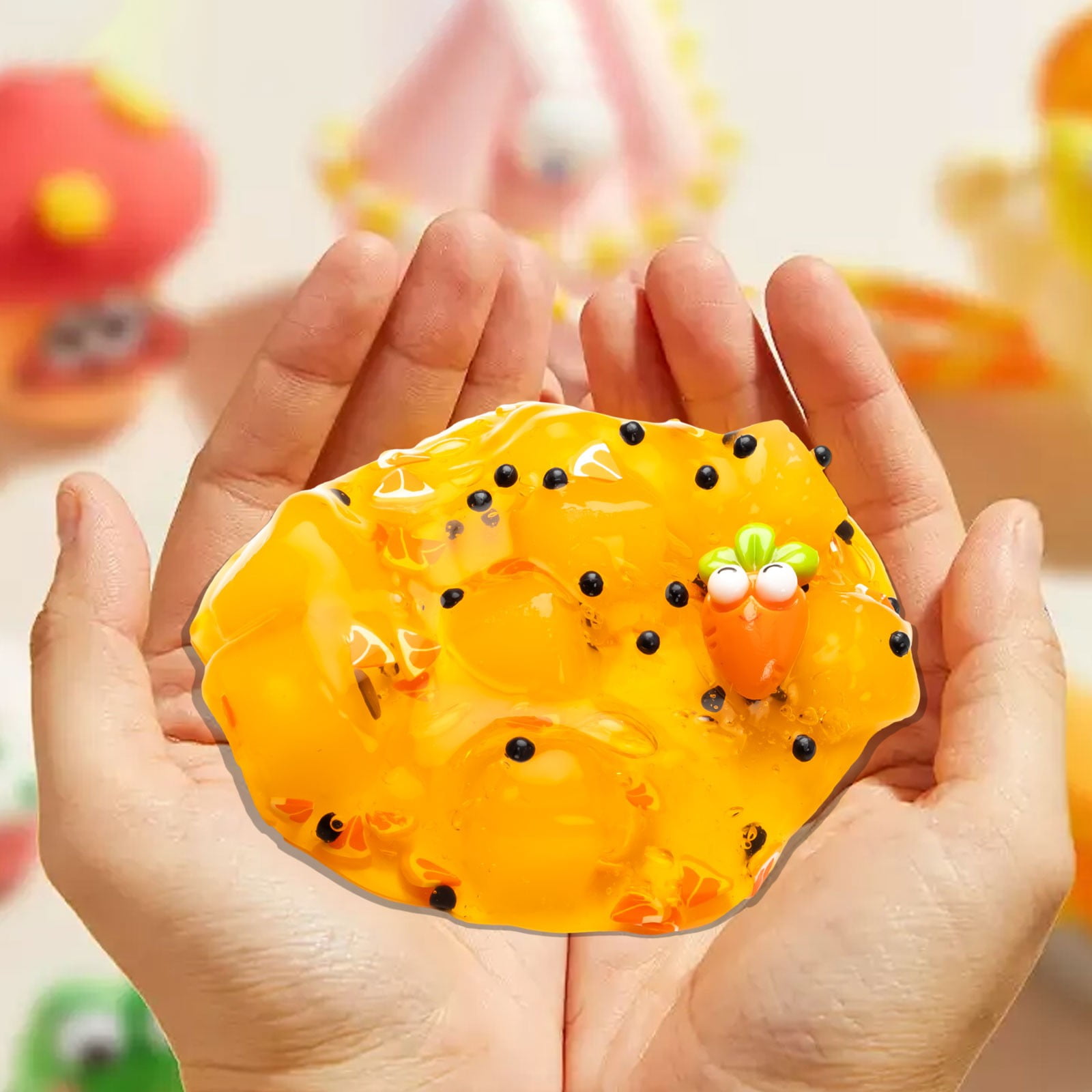 Upgraded HEROOY 300ml Fruit Crystal Mud Colored Clays Toy DIY Noodles ...