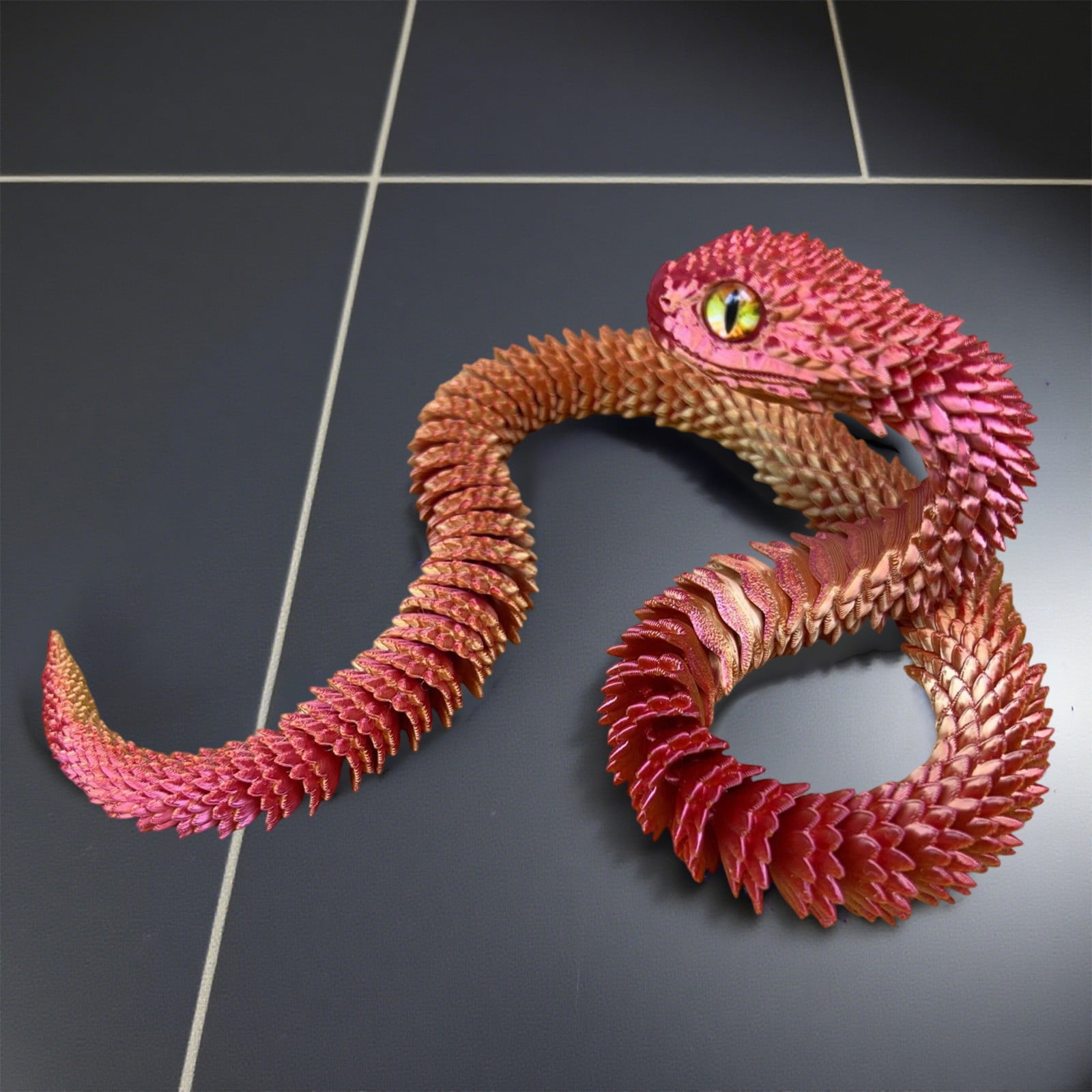 Upgraded HEROOY Three Dimensional Printed Snake Hand Toy With Fully ...