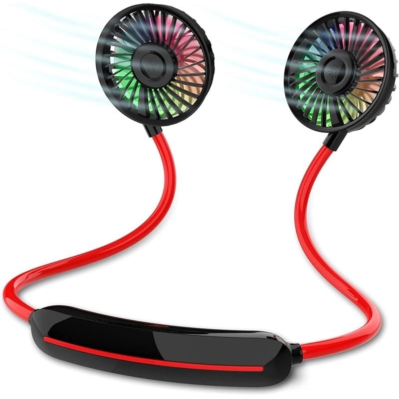 Upgraded Hands Free Portable Neck Fan - Rechargeable Mini USB Personal ...