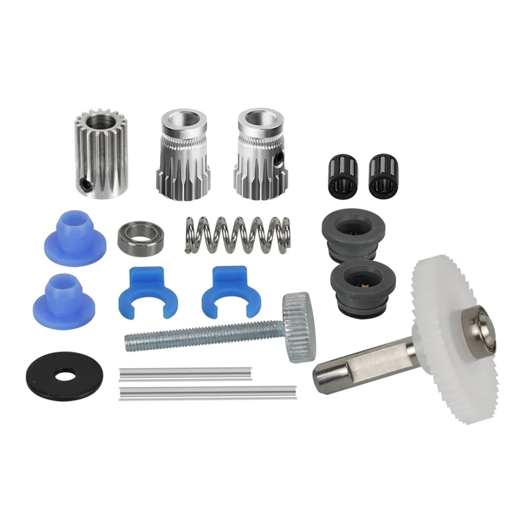 Upgraded Hardened Steel Feed Gear Extruder Kit DIY Bowden Direct ...
