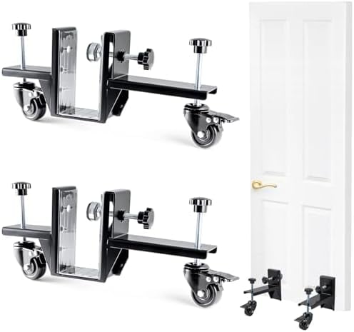 Upgraded Heavy Duty Door Installation Tool Kit, 2Pcs Door Dolly with ...