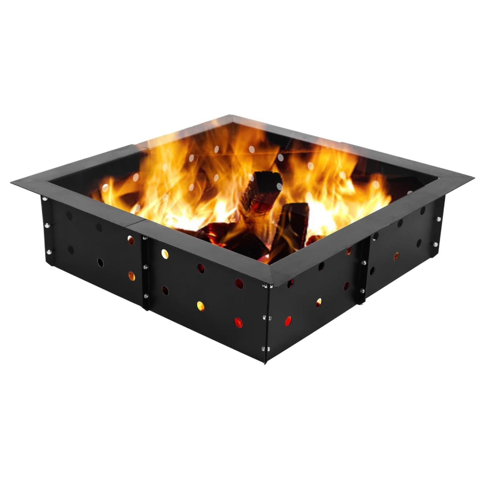 Upgraded Heavy Duty Solid Steel Liner Ring 36-Inch Inner,DIY Campfire ...