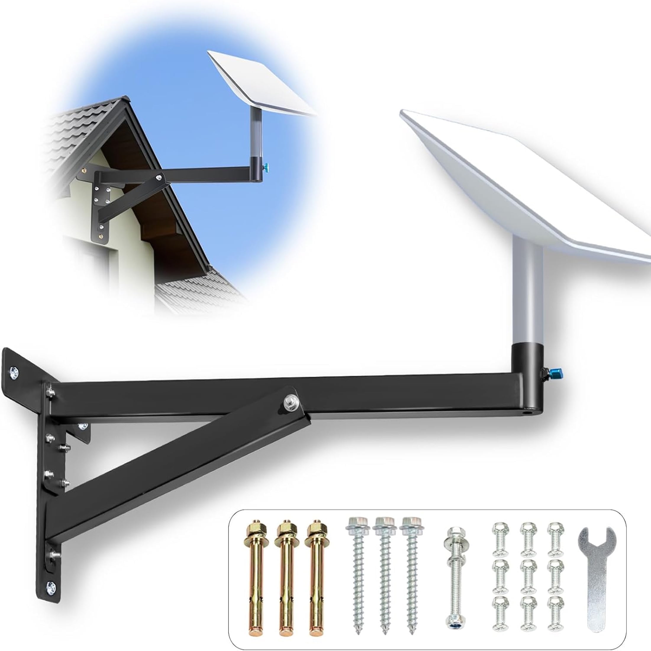 Starlink Gen 2 Mount, Heavy Duty Starlink Mounting Kit, Starlink Long ...