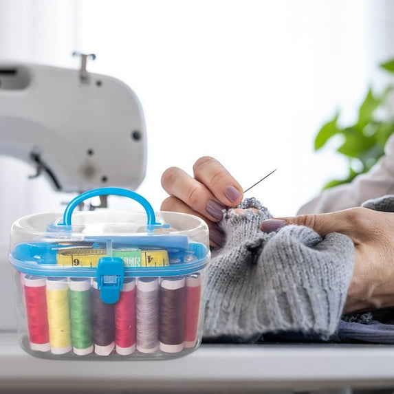 Upgraded Household Needle And Thread Storage Box Set Thimble Needle ...