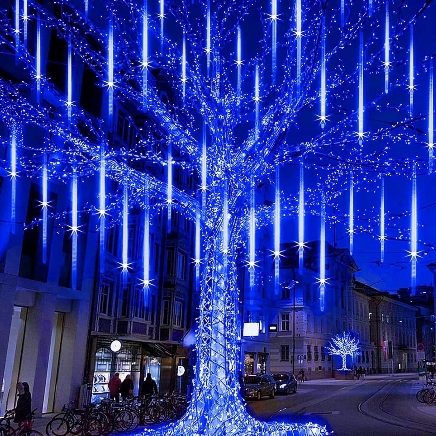 Upgraded Icicle Christmas Lights, Meteor Shower Rain Lights for ...