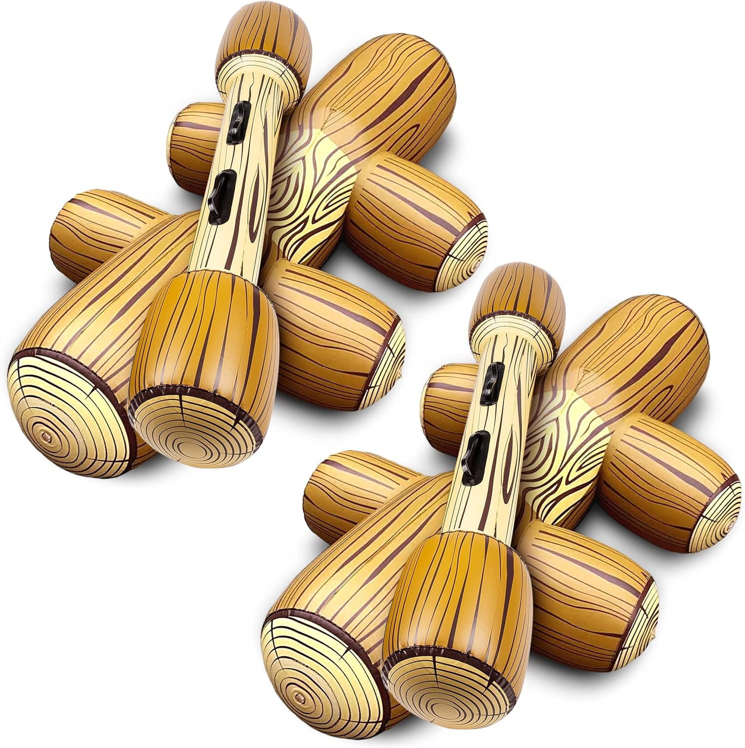 Upgraded Inflatable Battle Logs - Joust Game Raft Pool Floats for ...