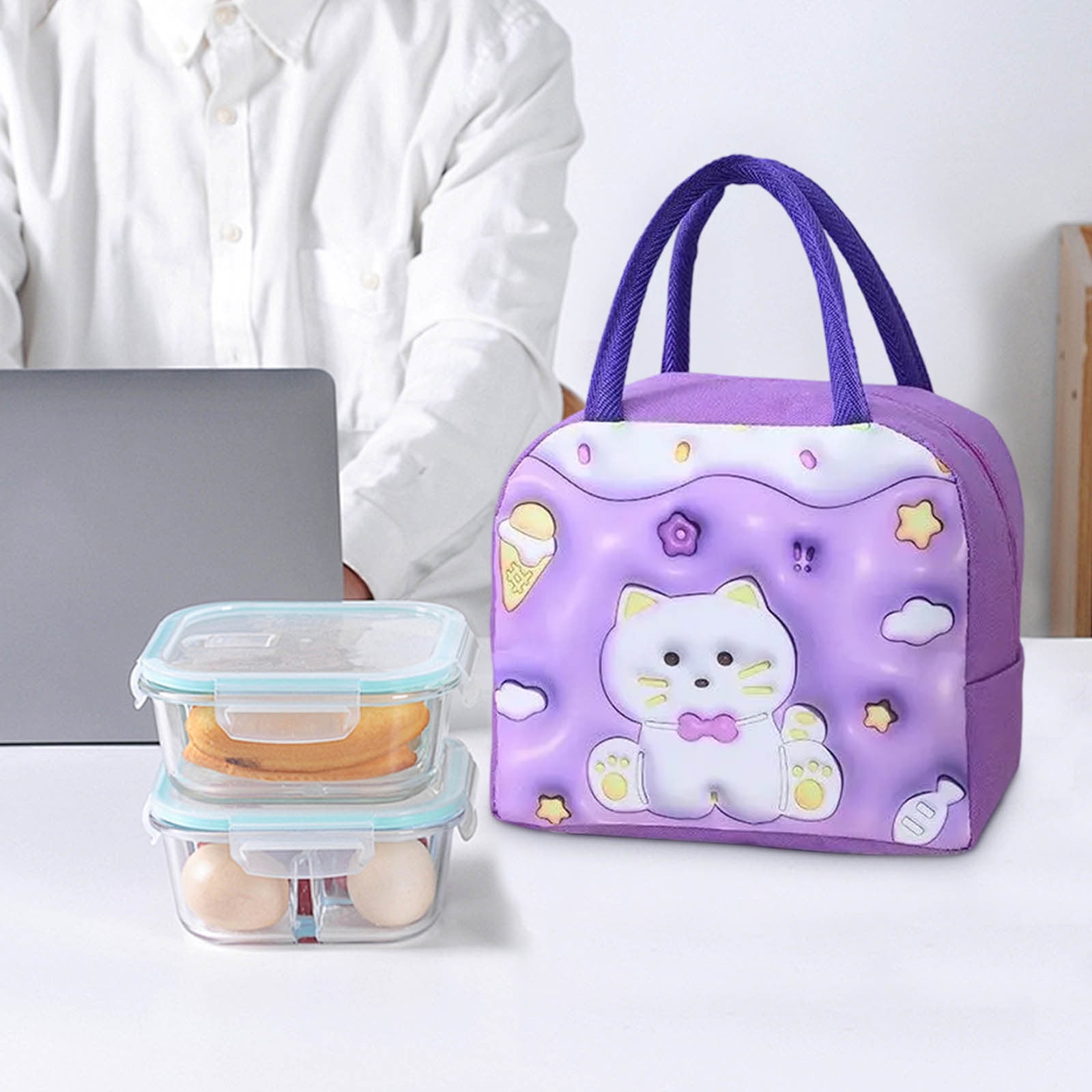 Upgraded Insulated Bag Lunch Box Portable Bag Convenient Bag Work Class ...