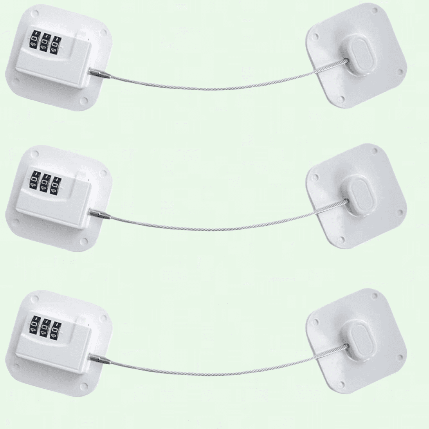 Upgraded Invisible Baby Proofing Cabinet Latch Locks (10 Pack) - No ...