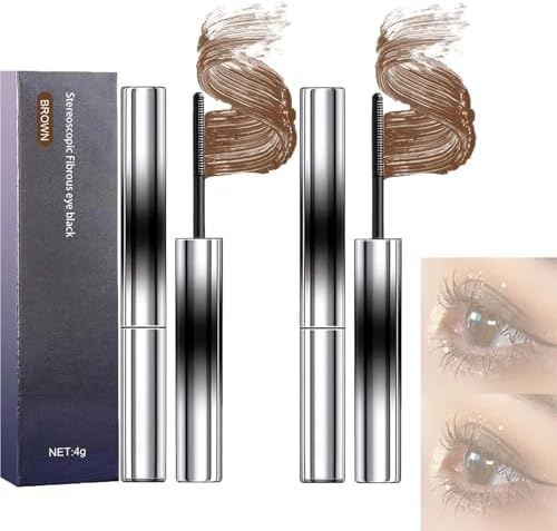 Upgraded Iron Wand Mascara, Washable Metal Rod Mascara, Black ...