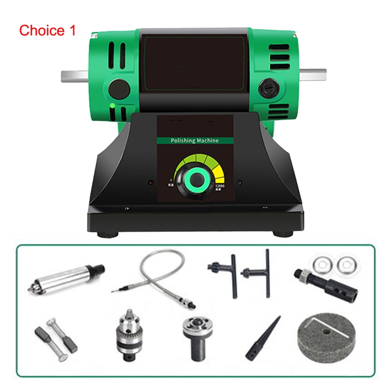 Upgraded Jewelry Polishing Buffer Machine Bench Lathe Rock Polisher ...