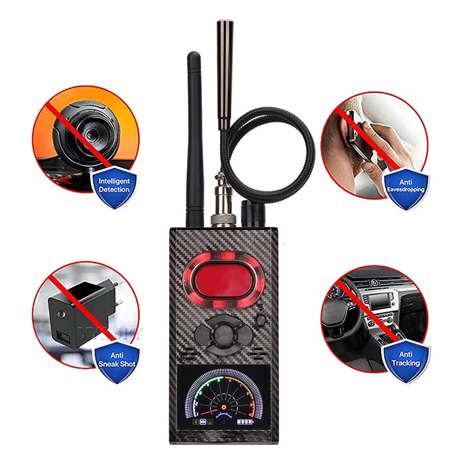 Upgraded K99 Anti Spy Hidden Camera Detector Signal Wireless Camera ...