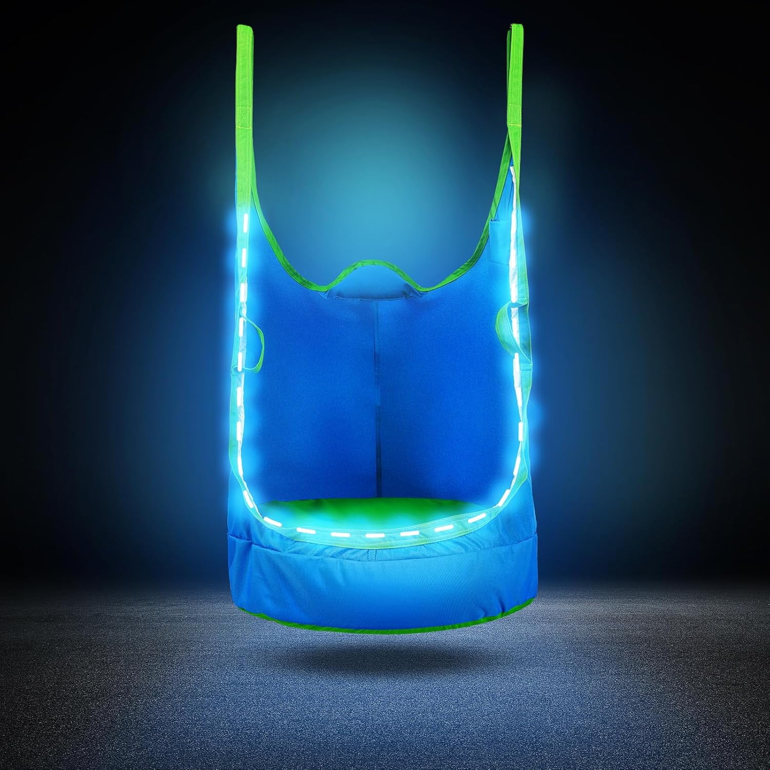 Upgraded Kids Pod Swing Chair,Child Hanging Hammock Chair with Led ...
