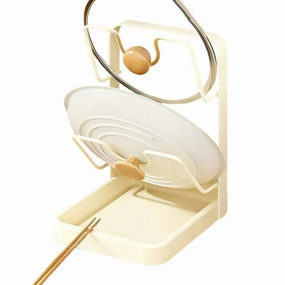 Upgraded Kitchen Pot Lid Holder,,Stainless Steel Pot Lid Organizer ...