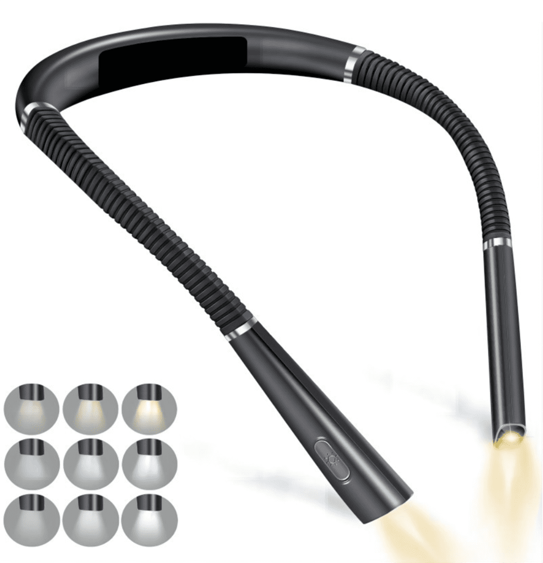 Upgraded LED Neck Reading Light, Book Light for Reading in Bed, 30-min ...