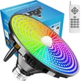 Upgraded LED Pool Light Bulb for Inground Pool, 70W RGBW Color Changing ...
