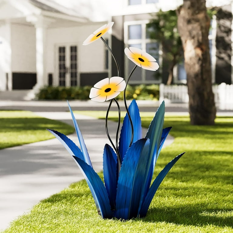 Large Outdoor Metal Garden Sculptures Upgraded Large Metal Yard Art,