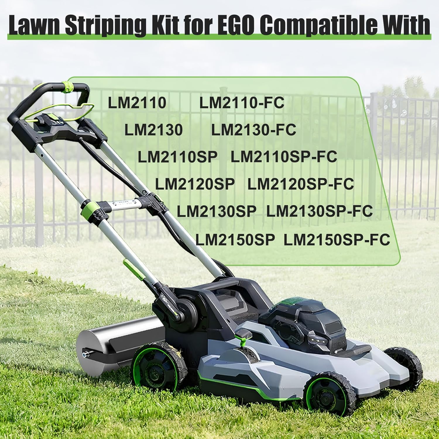 Upgraded Lawn Striping Kit for 21" Push Mower - Professional Lawn ...
