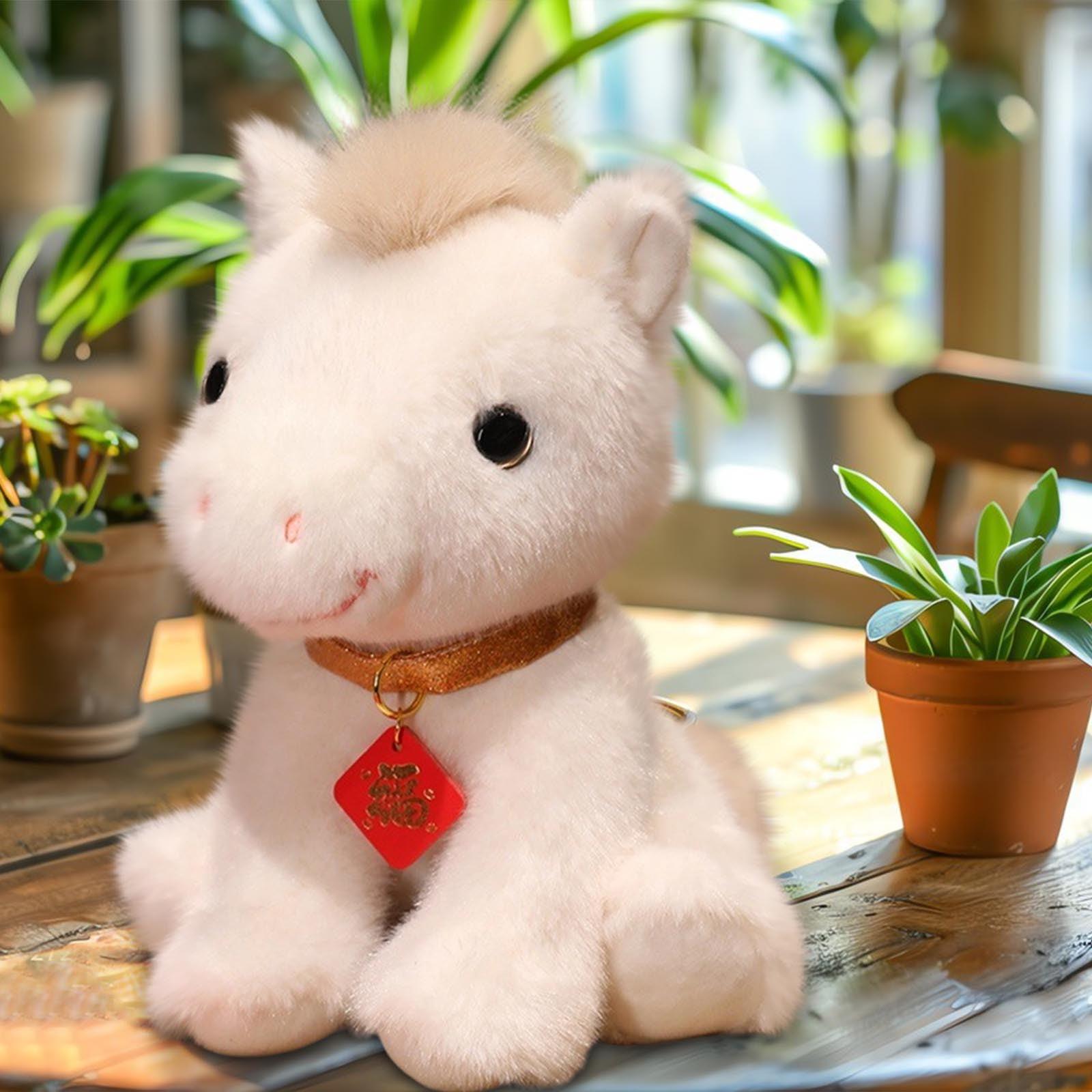 Upgraded Little Horse Figurine- Plusher Little Horse Doll Figurine S ...