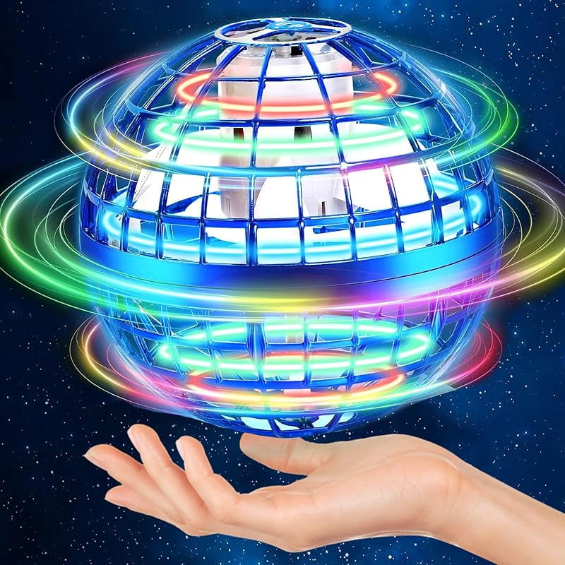 Upgraded Magic Hover Ball Toys, 2 Piece Slalom Flying Balls for Boys Girls Adults, 360° Spinning ...