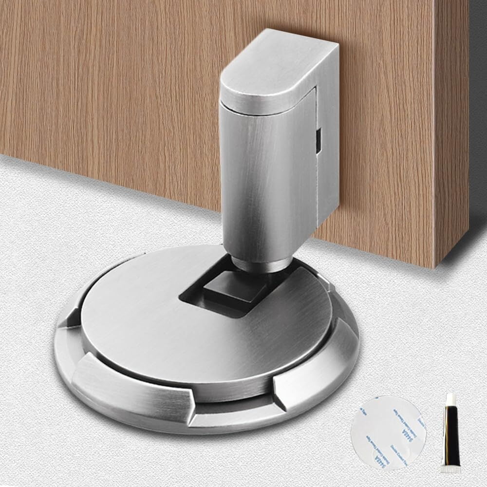 Upgraded Magnetic Door Stop, 2024 New Punch-Free Mechanical Silent ...