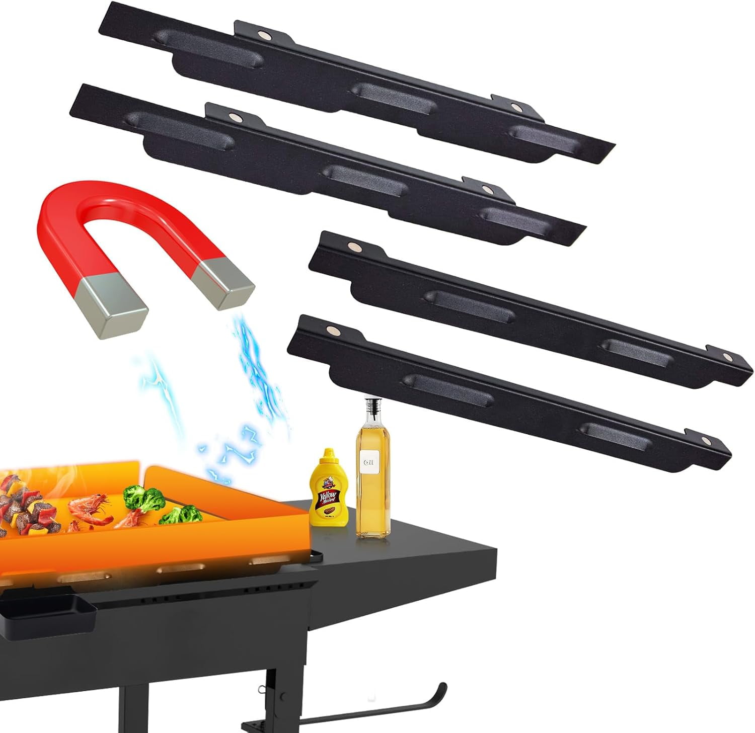 Upgraded Magnetic Wind Guards for Blackstone 36 Inch Griddle,Stainless ...