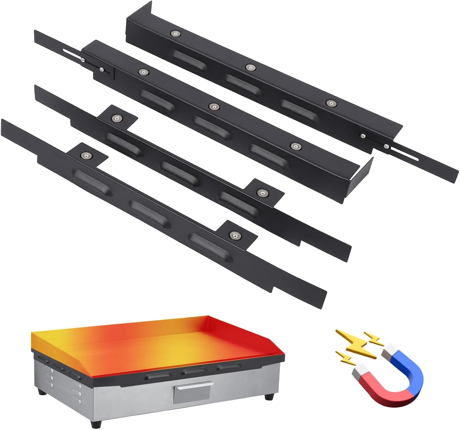 Upgraded Magnetic Wind Guards, Blackstone Wind Guard for 36'' Griddle ...