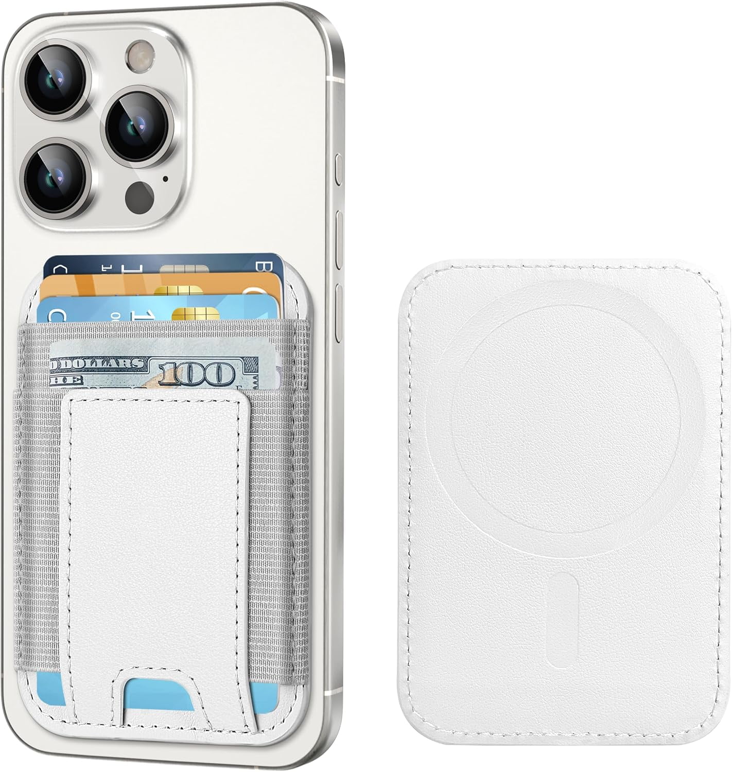 Upgraded for Magsafe Wallet, Strongest Magnetic Wallet, for iPhone ...