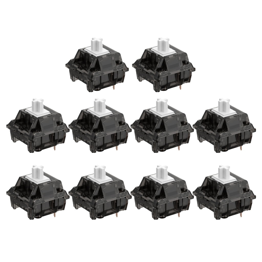 Upgraded Mechanical Keyboard Tactile Switches Pressure Force 80G Pom ...
