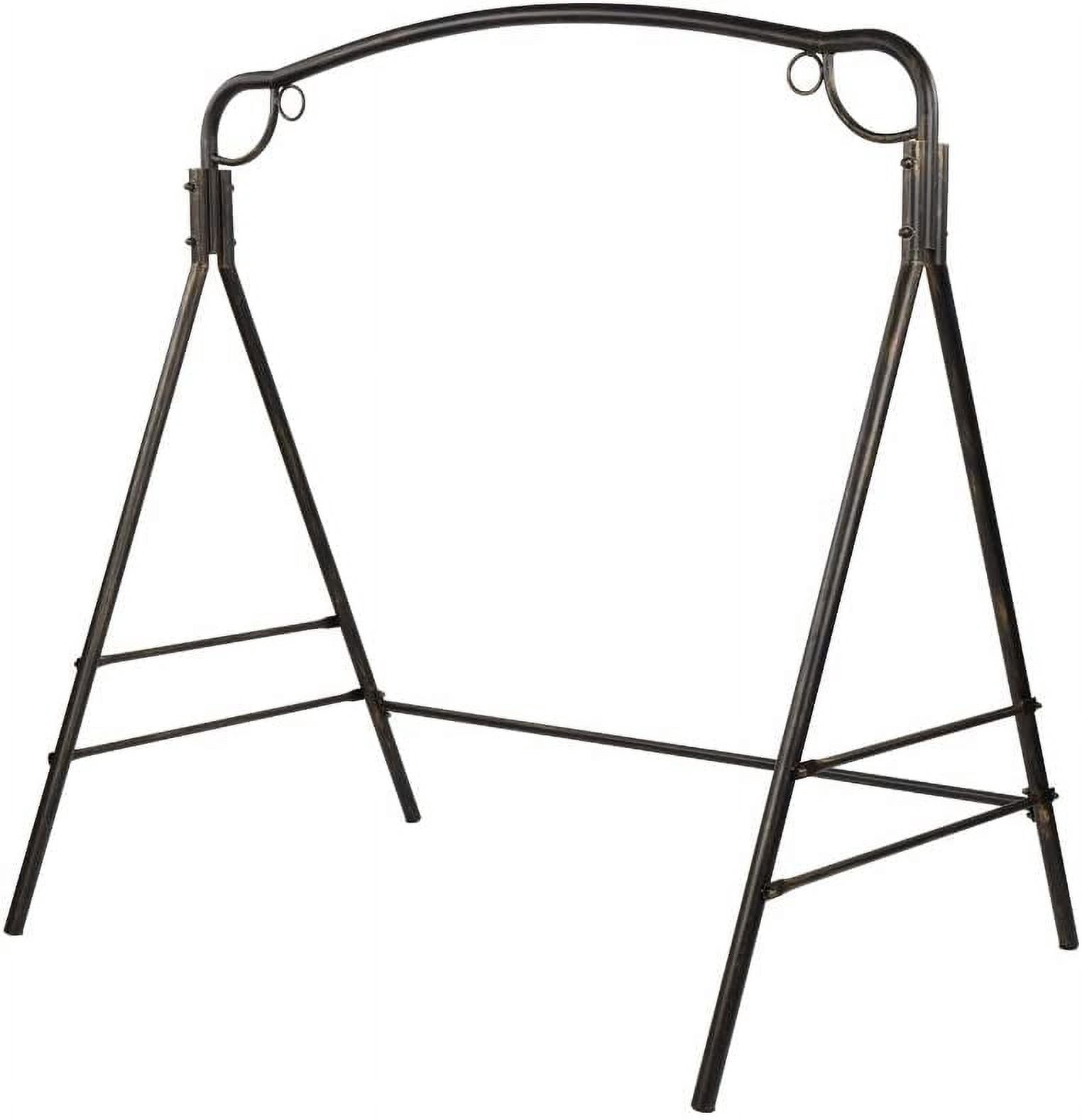 Upgraded Metal Porch Swing Chair Frame, Outdoor Patio Hanging Porch ...