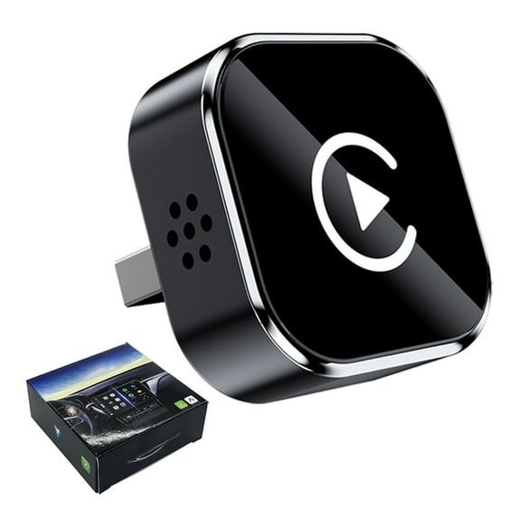 Upgraded Mini USB Wireless CarPlay Adapter Universal 2-in-1 Wired to ...
