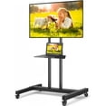 Upgraded Mobile TV Stand on Wheels for 32-80 inch Flat Screen/Curved ...