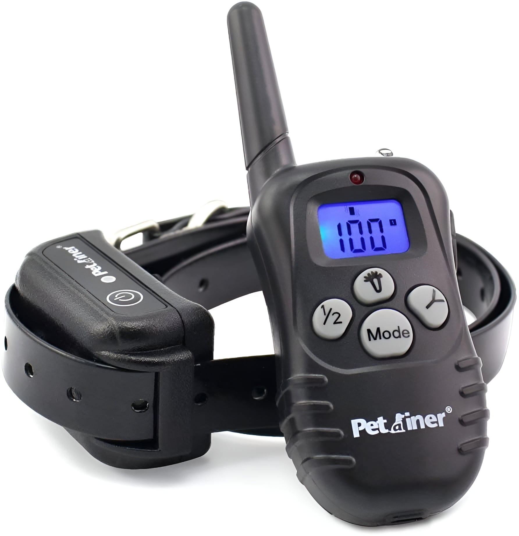 Petrainer Upgraded: Rechargeable, Waterproof Dog Training Collar with Vibration & Shock, 330 yd ...