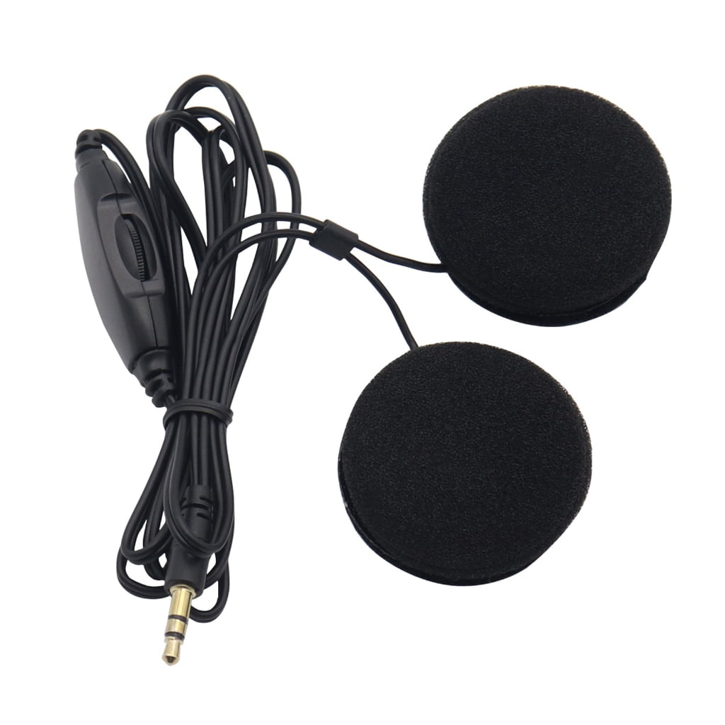 Upgraded Motorbike Helmets Earphones with Mic Mounted Earbuds with ...