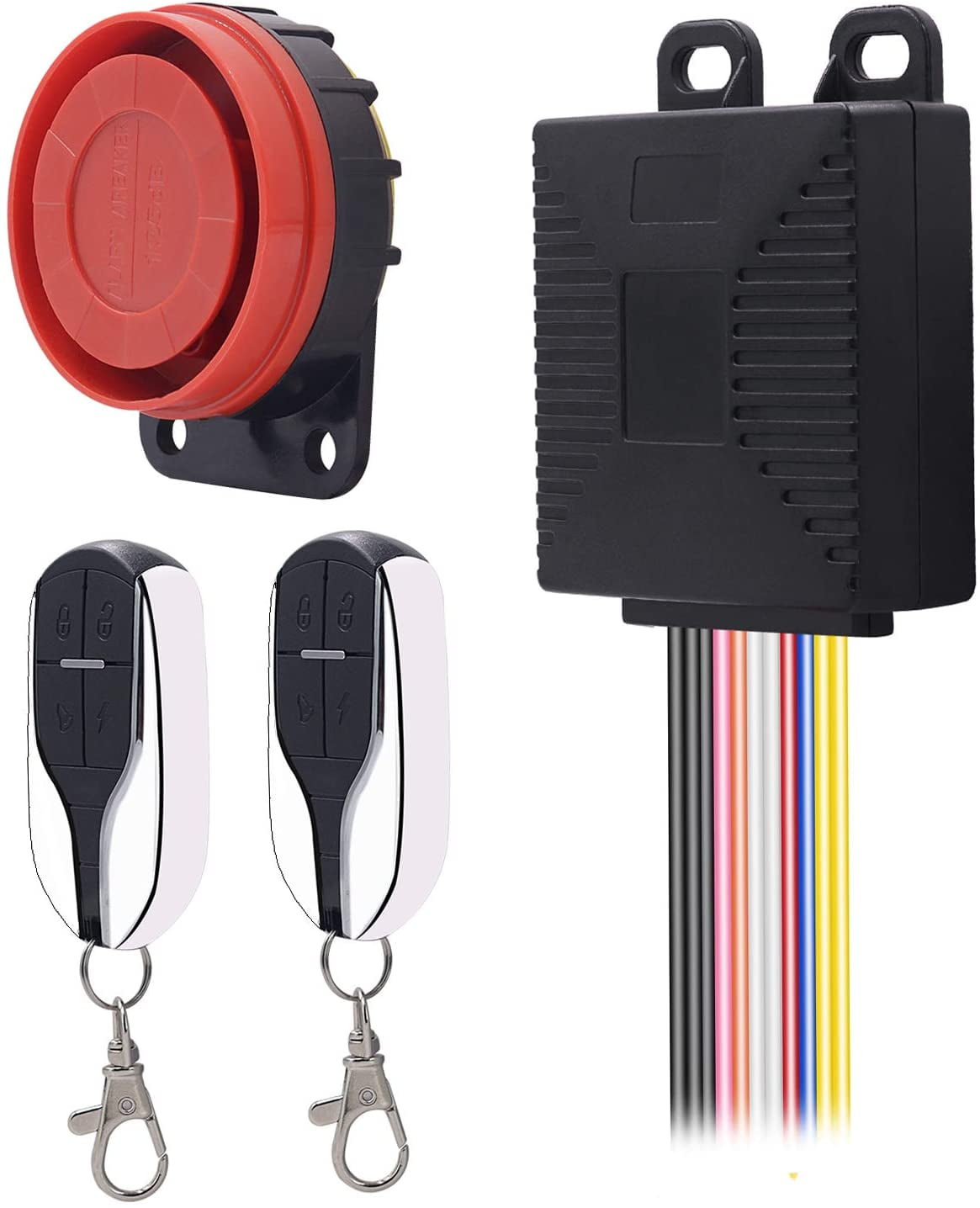 Upgraded Motorcycle Security Kit Alarm System Engine Start Arming ...