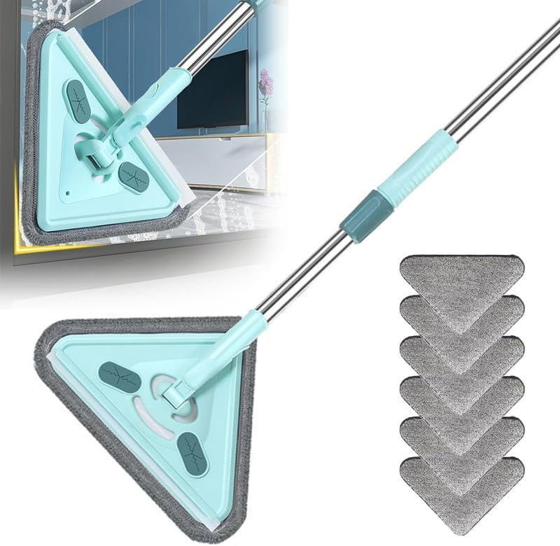 Upgraded Multifunctional Triangle Mop, 2024 New Wall Mop with Long ... Upgraded Multifunctional Triangle Mop, 2024 New Wall Mop with Long ...