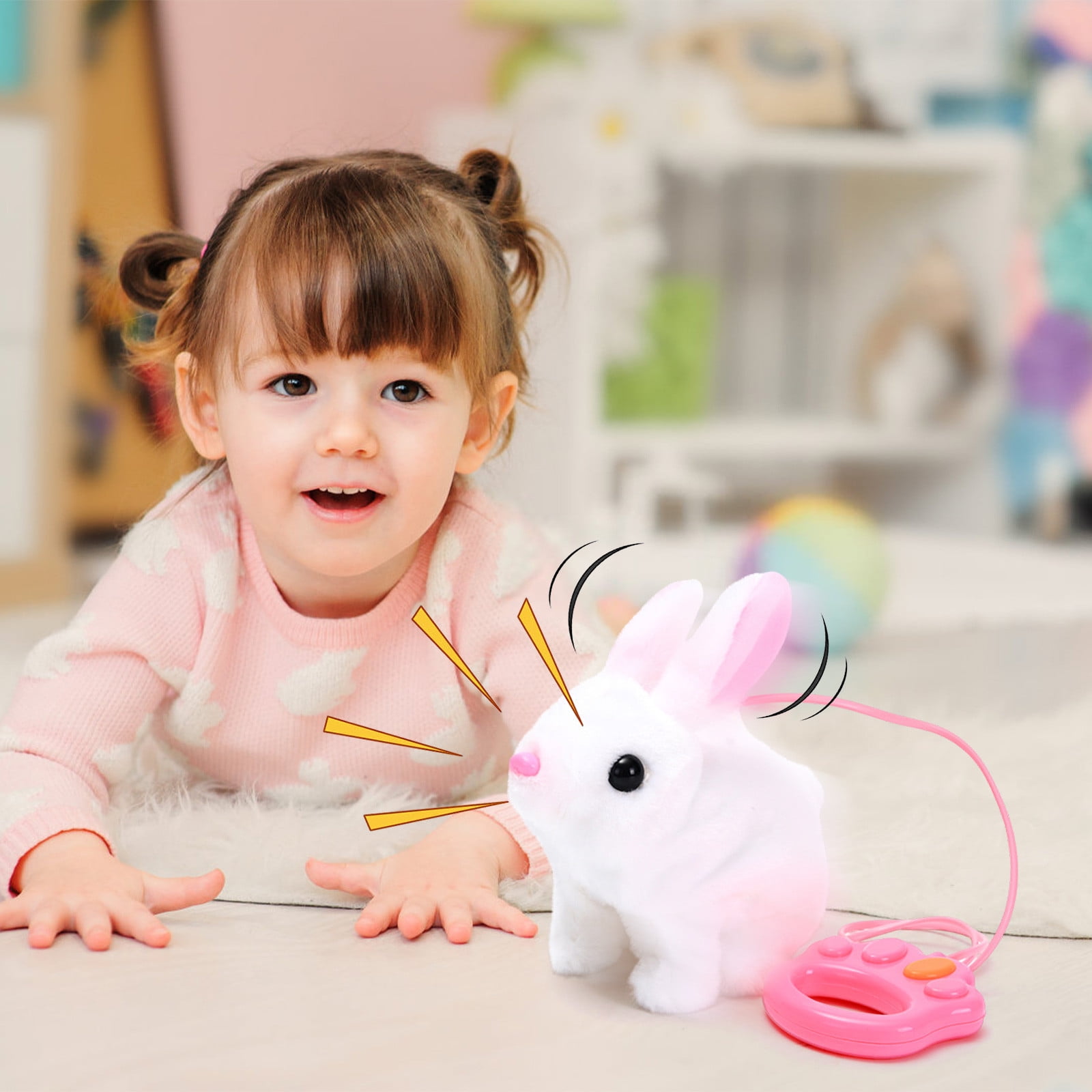 Upgraded My Realistic Bunny Toy Realistic Bunny Toy For Kids ...