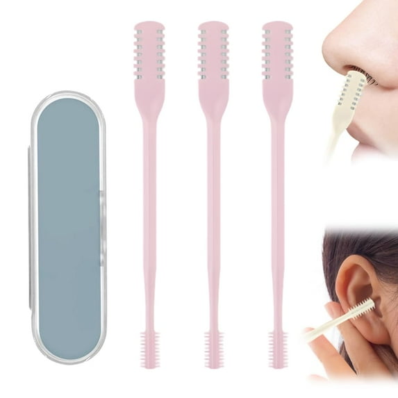 Upgraded Nasal Hair Cutter with Storage Box, 2026 2-in-1 360° Rotating ...