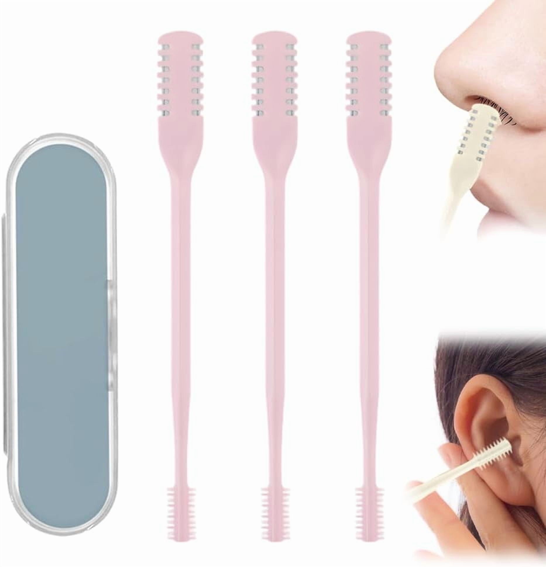 Upgraded Nasal Hair Cutter with Storage Box, 2026 2-in-1 360° Rotating ...