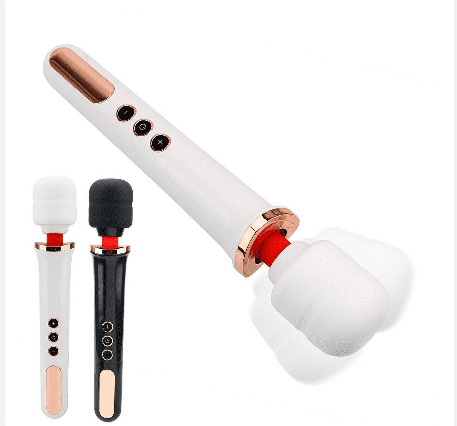 Upgraded Personal Cordless Wand Massager with 10 Powerful Vibrations ...