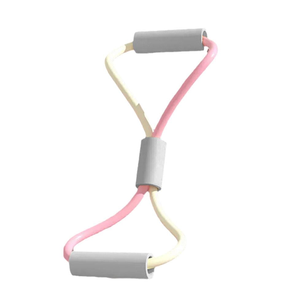 Upgraded Pink And White Fantasy Color Thick Tube Eight-Shaped Puller For Men And Women To ...