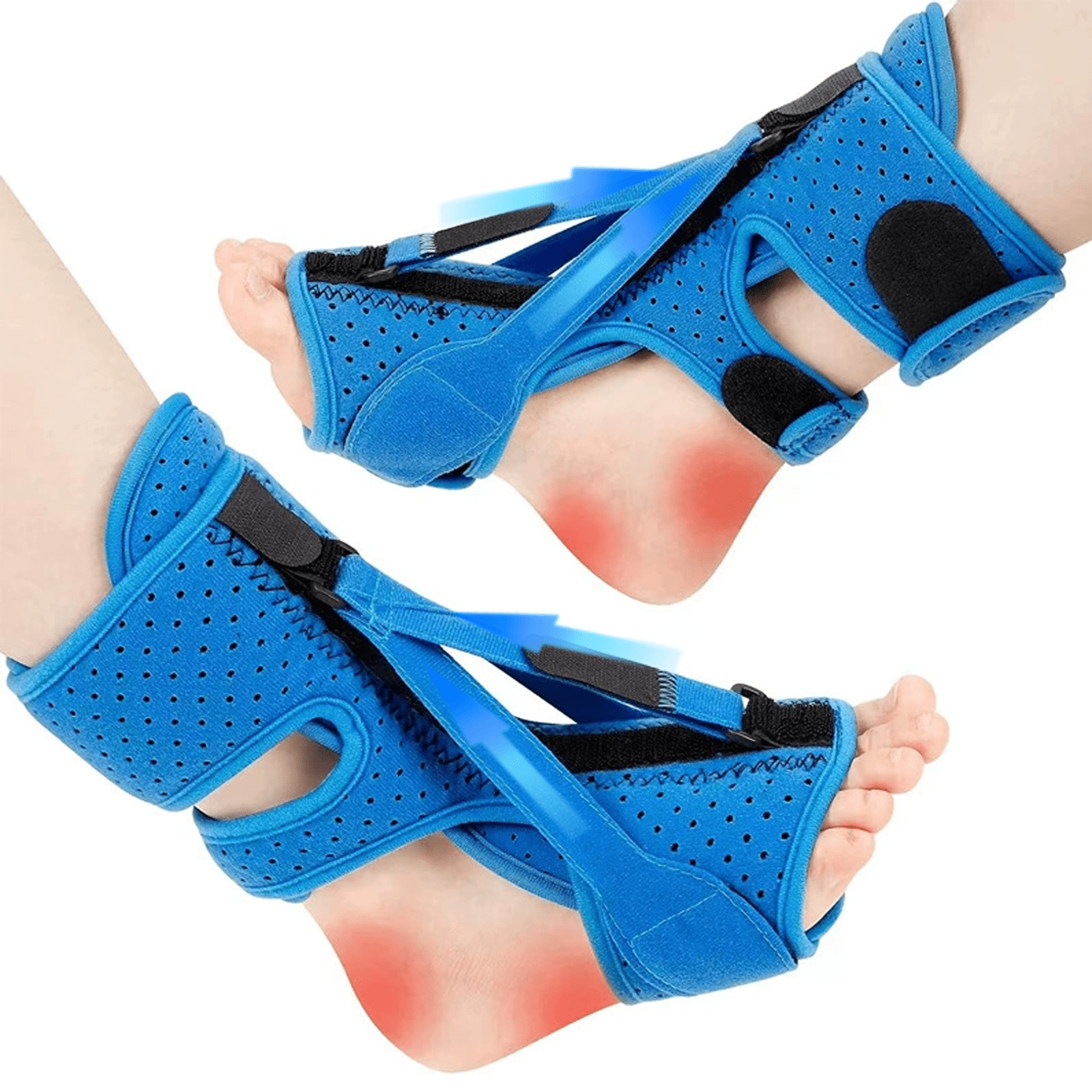 Upgraded Plantar Fasciitis Night Splint,3 Adjustable Straps,Plantar ...
