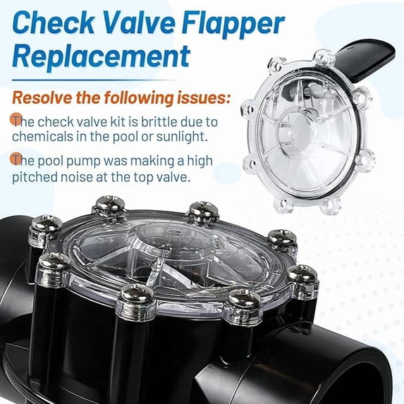 Upgraded Pool Check Valve Rebuild Kit Compatible with 263042Z Check ...