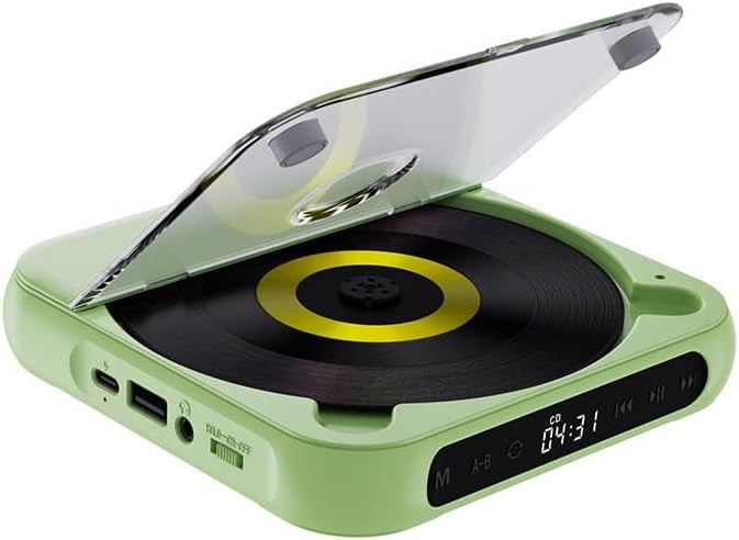 Upgraded Portable CD Player with Bluetooth 5.3 | Hi-Fi Sound | Portable ...