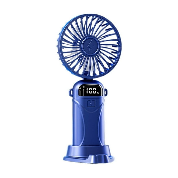 Upgraded Portable Handheld Fan with USB-C Fast Charging Digital Display ...