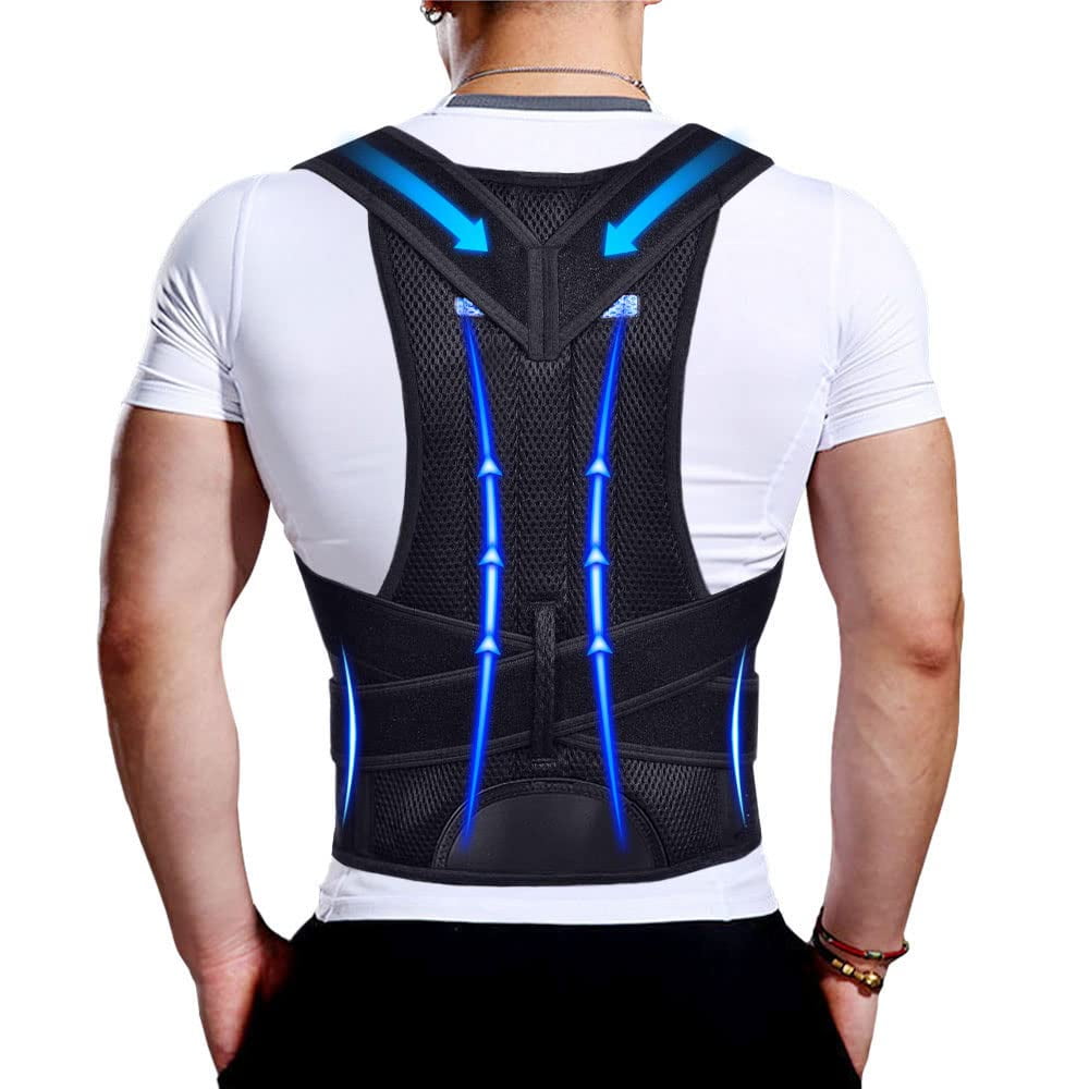 Upgraded Posture Corrector Back Brace for Men and Women, New Version ...