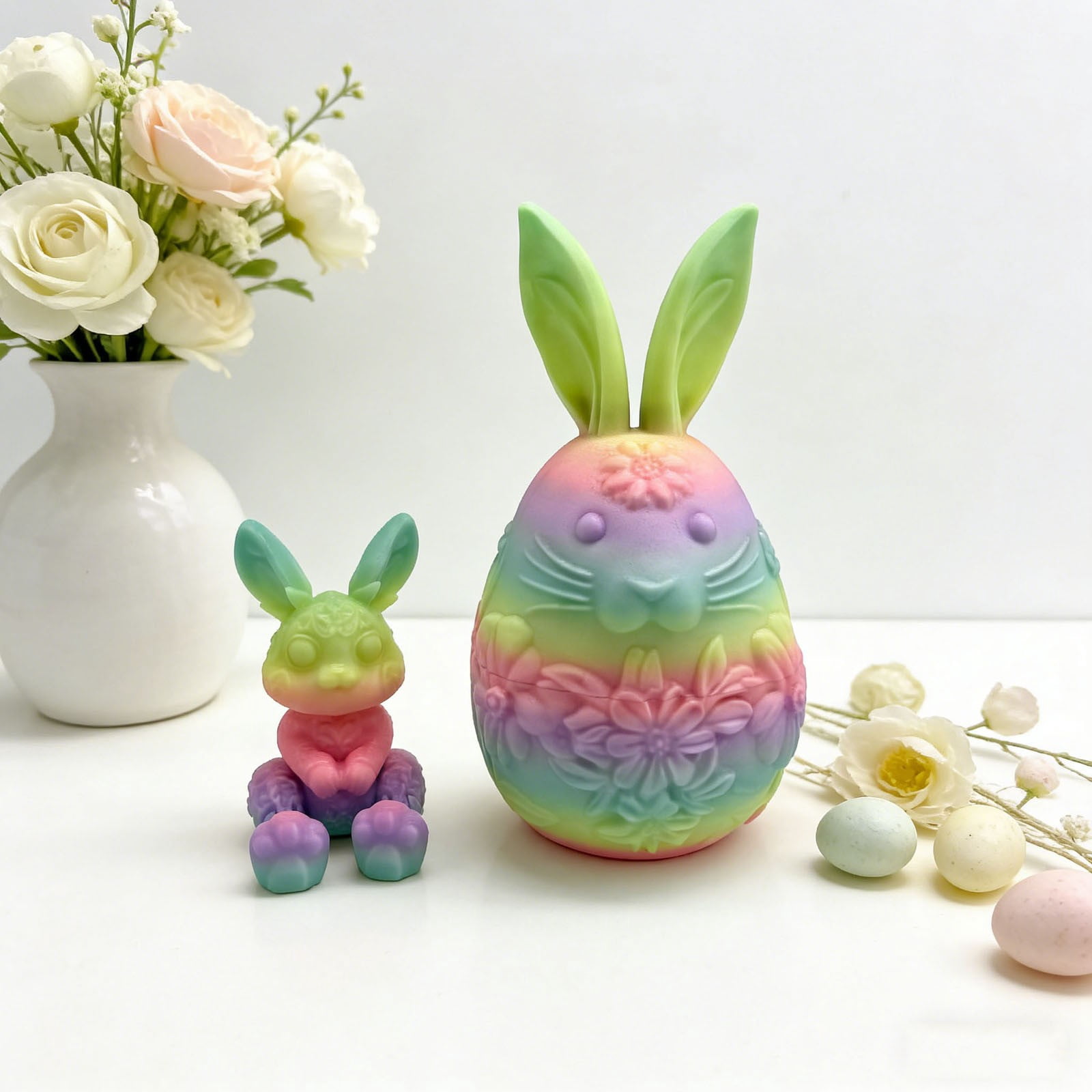 Upgraded Printed Easter Gift Surprise Easter Egg Joint Movable ...