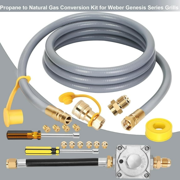 Upgraded Propane to Natural Gas Conversion Kit for Series Grill, 10FT ...