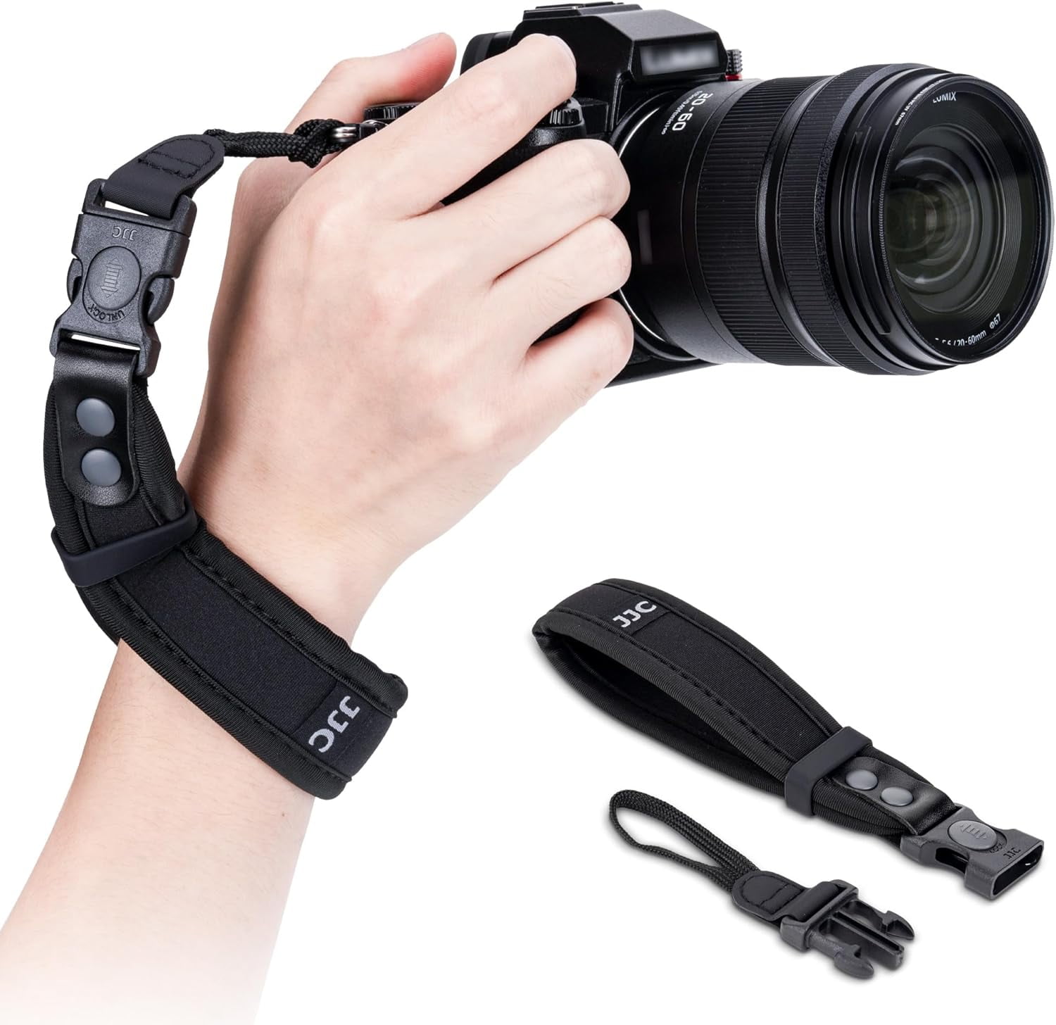 Upgraded Quick Release Soft Neoprene Camera Hand Wrist Grip Strap with ...